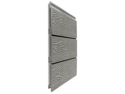 China Outdoor 3D Deep Embossed Wood Grain WPC Cladding 148mm x 21mm Wall Panel for sale