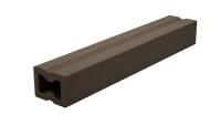 China 40x30mm WPC Decking Joist 4m Wood Plastic Composite Flooring Keel for Installation for sale