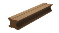 China 30 X 40mm WPC Composite Timber Joists Fireproof Wood Plastic Joists For Decking for sale