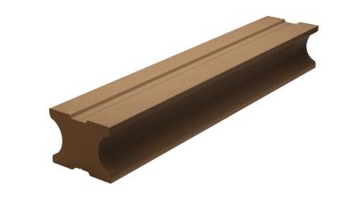 China 30 X 40mm WPC Composite Timber Joists Fireproof Wood Plastic Joists For Decking for sale