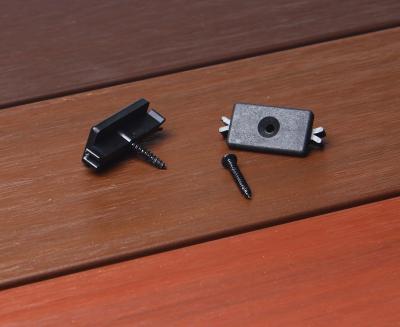 China 40mm Composite Plastic Decking Clips Fastener WPC Decking Accessories 8mm for sale