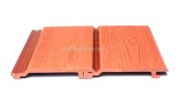 China Embossing 174 X 21mm Classic Wall Cladding Wood Plastic Composite Wall Panel ROSH for sale