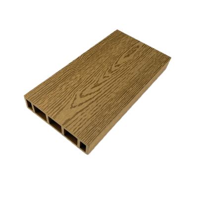 China Wood Plastic Composite WPC Decking Board 135mm x 23mm Splinter Free Outdoor Flooring for sale