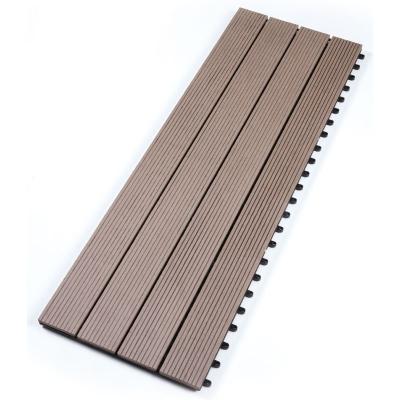 China WPC Decking Board 150x25mm Slip Resistant Solid Wood Plastic Composite Timber for Outdoor Flooring for sale