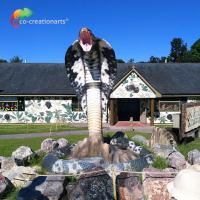 China Outdoor Animatronic Cobra 2.5 meters for sale