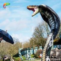 China Outdoor Animatronic Cobra 2.5 meters for sale