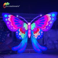 China Zigong Outdoor Waterproof Chinese Lanterns Butterfly Lanterns high strength for sale