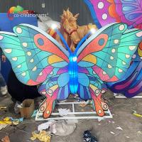 China Zigong Outdoor Waterproof Chinese Lanterns Butterfly Lanterns high strength for sale
