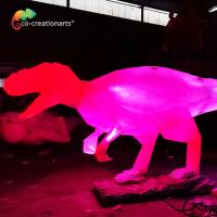 China Fiberglass Dinosaur Model With Dynamic Skeleton-To-Life Projection for sale