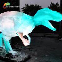 China Fiberglass Dinosaur Model With Dynamic Skeleton-To-Life Projection for sale