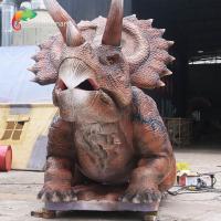 China Animatronic Triceratops Model For Theme Park Decoration for sale