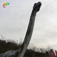 China Theme Park 12M Animatronic Brontosaurus Life Size Animatronic Dinosaur Realistic Model For Jurassic for sale