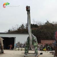 China Theme Park 12M Animatronic Brontosaurus Life Size Animatronic Dinosaur Realistic Model For Jurassic for sale