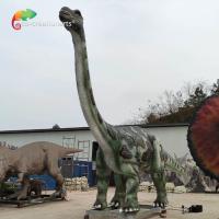 China Theme Park 12M Animatronic Brontosaurus Life Size Animatronic Dinosaur Realistic Model For Jurassic for sale