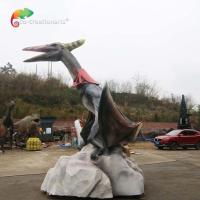 China Theme Park Equipment Realistic Life Size Dinosaur Model Animatronic Dinosaur Pterosauria Model for sale