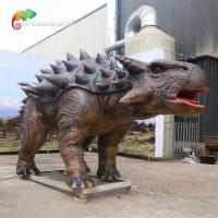 China Waterproof Theme Park Life Size Animatronic Dinosaur Realistic Ankylosaurus For Amusement Park for sale