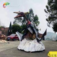 China Theme Park Equipment Realistic Life Size Dinosaur Model Animatronic Dinosaur Pterosauria Model for sale