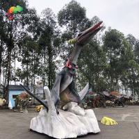 China Theme Park Equipment Realistic Life Size Dinosaur Model Animatronic Dinosaur Pterosauria Model for sale