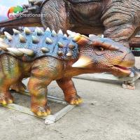 China Waterproof Theme Park Life Size Animatronic Dinosaur Realistic Ankylosaurus For Amusement Park for sale