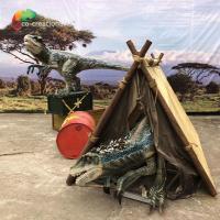China 3m Velociraptor Animatronic Dinosaurs for sale