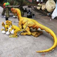 China Amusement Park Life Size Robotic Dinosaur Animatronic Oviraptor for sale