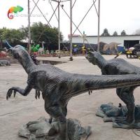 China Realistic Animatronic Dinosaurs Animatronic Velociraptor Jurassic World Exhibition for sale
