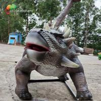 China Theme Park Lifelike Animatronic Dinosaur Life Size Animatronic Ankylosaurus for sale