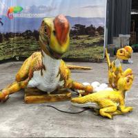 China Amusement Park Life Size Robotic Dinosaur Animatronic Oviraptor for sale