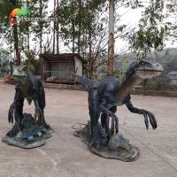 China Realistic Animatronic Dinosaurs Animatronic Velociraptor Jurassic World Exhibition for sale