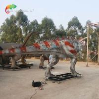 China Animatronic Dinosaur Life Size Dinosaur Model Animatronic Carnotaurus For Amusement Park for sale