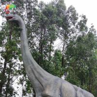 China 15M Life Size Animatronic Dinosaur Realistic Ruyangosaurus  Dinosaurs For Jurassic Theme Park for sale