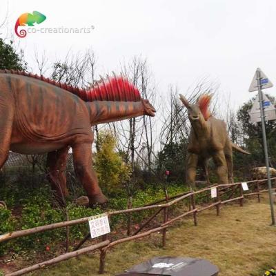 China Theme Park Life Size Animatronic Dinosaur Amargasaurus 12 Meters for sale