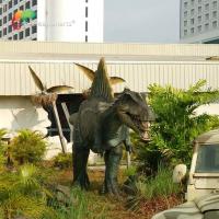 China Realistic Animatronic Dinosaur Jurassic Park Spinosaurus Animatronic Simulation Color for sale