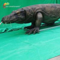 China Realistic Animatronic Komodo Dragon With Dynamic Motion & Natural Habitat Detailing for sale