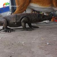 China Realistic Animatronic Komodo Dragon With Dynamic Motion & Natural Habitat Detailing for sale