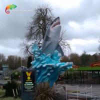 China Aquarium Realistic Animatronic Animals Shark Wave Realistic Model For Sea World Exhibition for sale