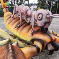 China Lifelike Realistic Animatronic Animals Scorpions Fight With Ants Sun Resistance for sale