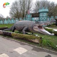 China Life Size Animatronic Crocodile 3 meters for sale