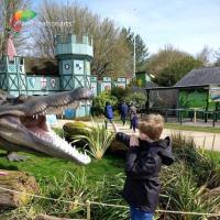 China Life Size Animatronic Crocodile 3 meters for sale