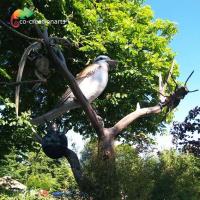 China ISO Garden Ornaments Realistic Animatronic Looking Bird Lifelike Animals for sale