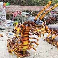 China Well Treated Steel Frame Animatronic Centipede Giant Robotic Animals Waterproof for sale