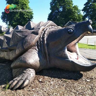 China 7M Life Size Realistic Animatronic Animals Snapping Turtle For Aquarium for sale