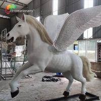 China CE Weather Proof Simulation Realistic Animatronic Animals Pegasus Fun Park Animals for sale