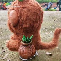China Small Size Animatronic Monkey Toy Theme Park Animatronics for sale