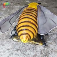 China Botanical Garden Small Size Animatronic Bee Robotic Insects Customized for sale