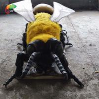 China Botanical Garden Small Size Animatronic Bee Robotic Insects Customized for sale