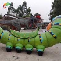 China Waterproofing Rideable Animatronic Insect Animatronic Caterpillar For Theme Park Decoration for sale