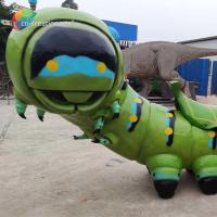 China Waterproofing Rideable Animatronic Insect Animatronic Caterpillar For Theme Park Decoration for sale