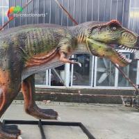 China Sunproof Fiberglass Animatronic T Rex Theme Park Dinosaurs Customized for sale
