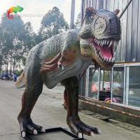 China Sunproof Fiberglass Animatronic T Rex Theme Park Dinosaurs Customized for sale